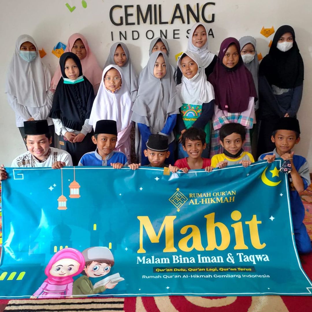 RQ AL-HIKMAH mengadakan MABIT (Malam Bina Iman,Taqwa) Gemilang Indonesia