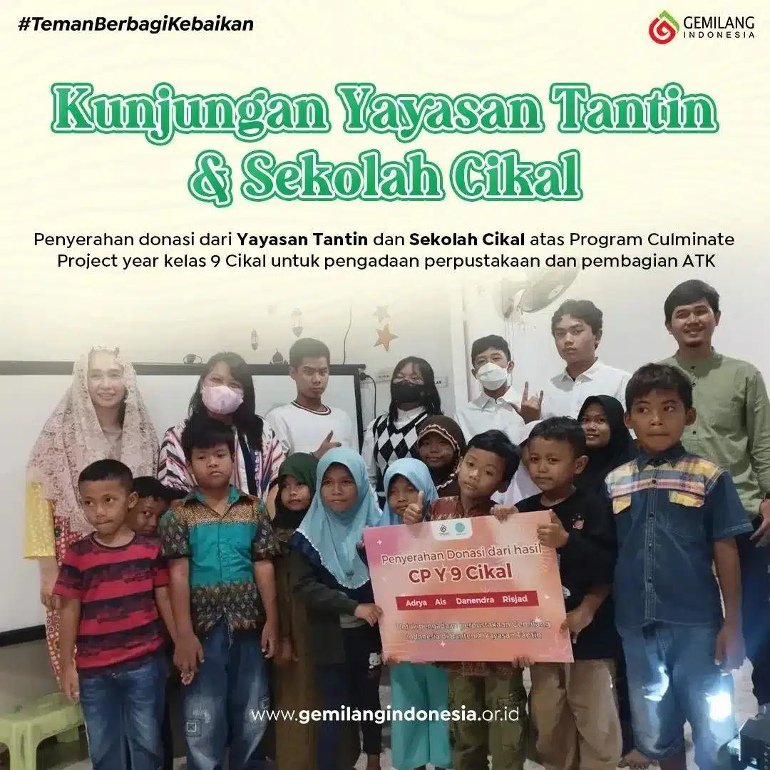 Kunjungan Yayasan Tatin & Sekolah Cikal Kunjungan Yayasan Tatin & Sekolah Cikal
